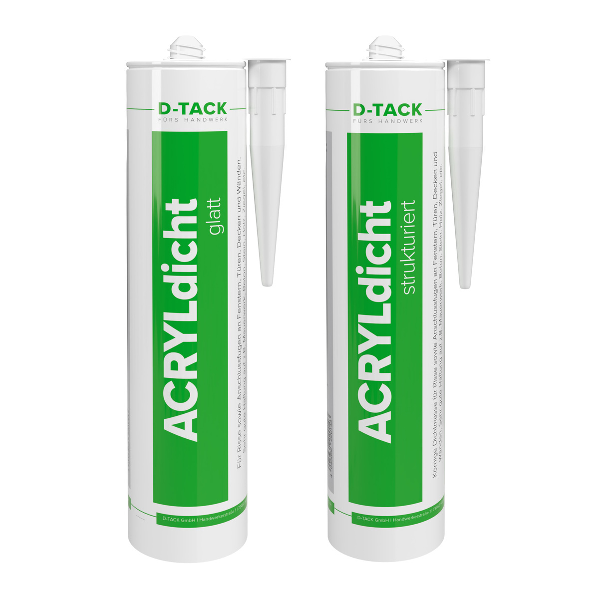 Acryl Dichtstoff strukturiert weiß 300 ml | D-TACK