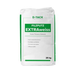 Filzputz EXTRAweiss, feiner & filzbarer Edelputz | D-TACK