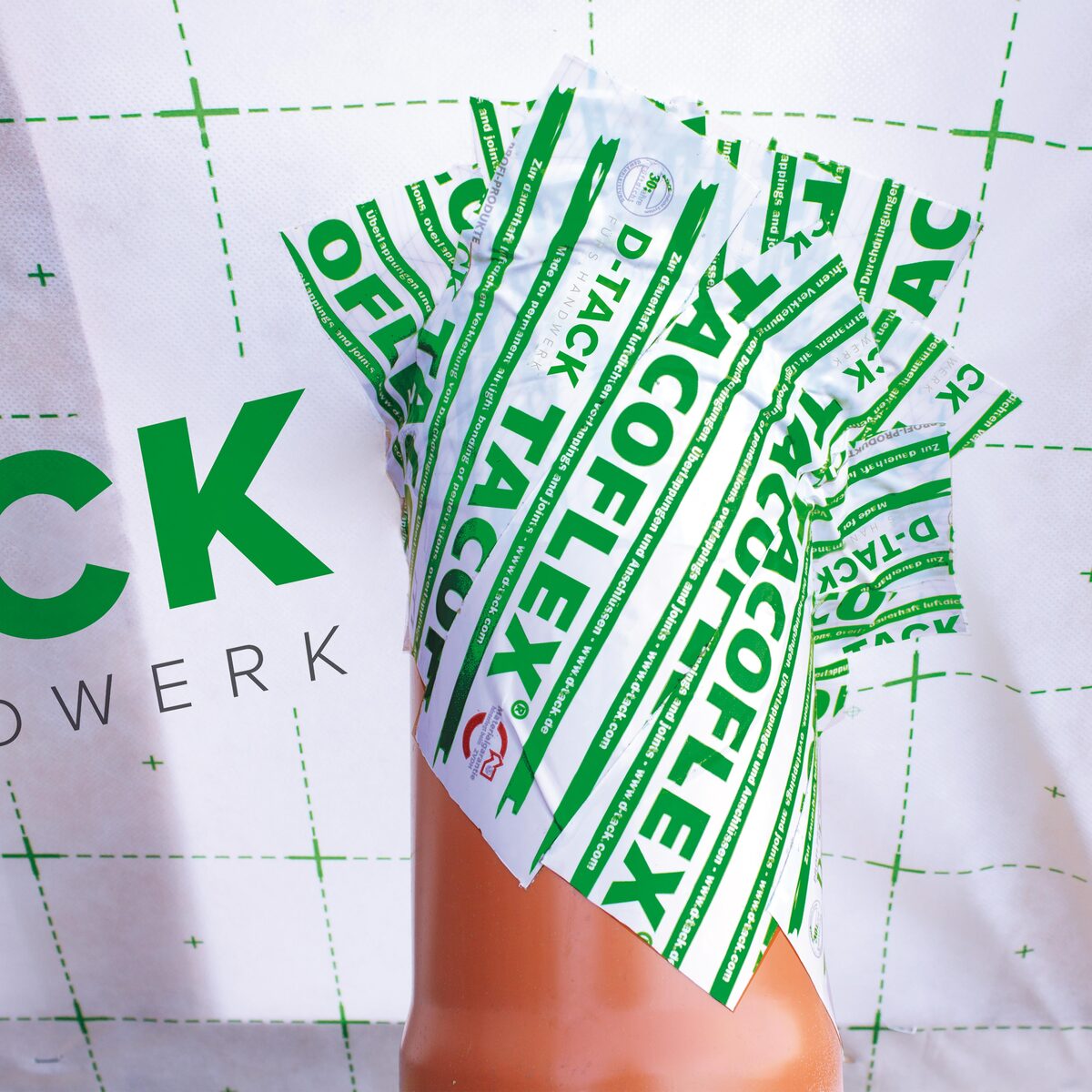 Folienklebeband für Dampfsperre / Dampfbremse TACOFLEX® | D-TACK